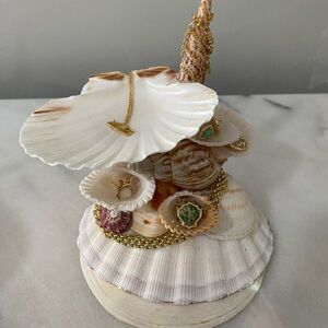 Storage & Organization | Seashell Jewelry Organizer Tower | Poshmark